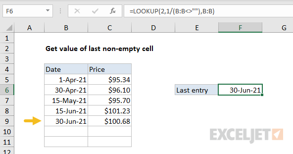 Excel LOOKUP function | Exceljet